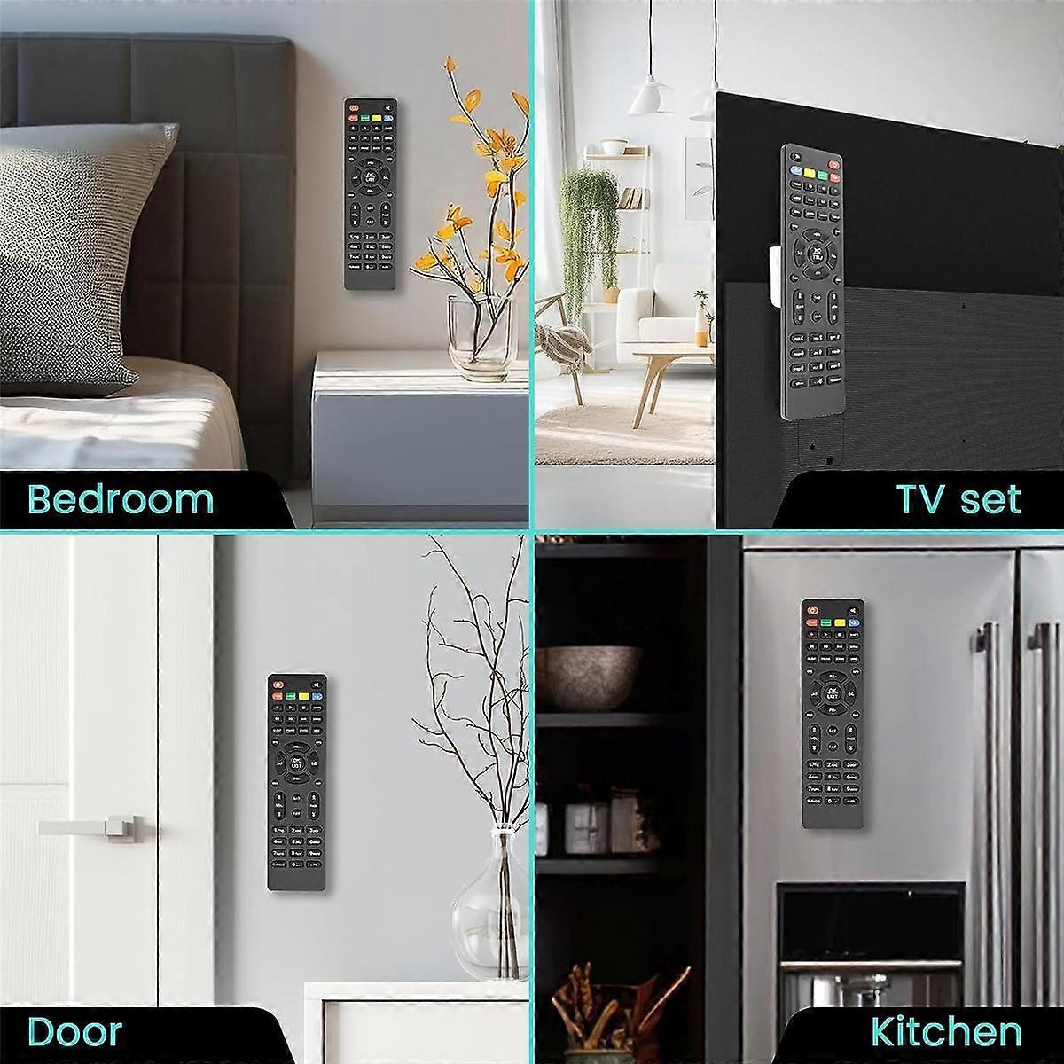 Magnetic Remote Control Holder Wall Mount, 4 Pair Remote Control ...