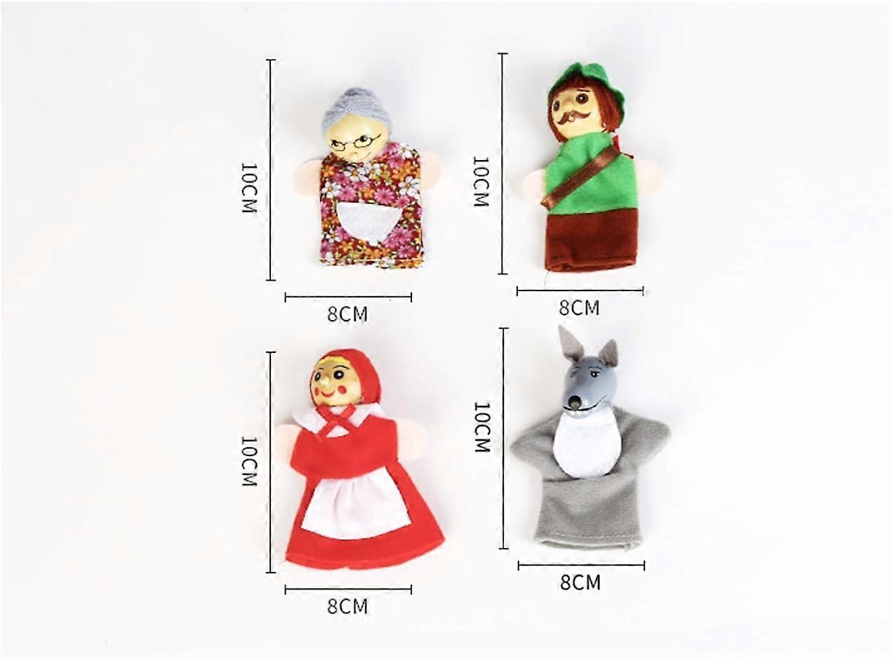 Little Red Riding Hood Finger Puppet Story Toy, Toddler Children's ...