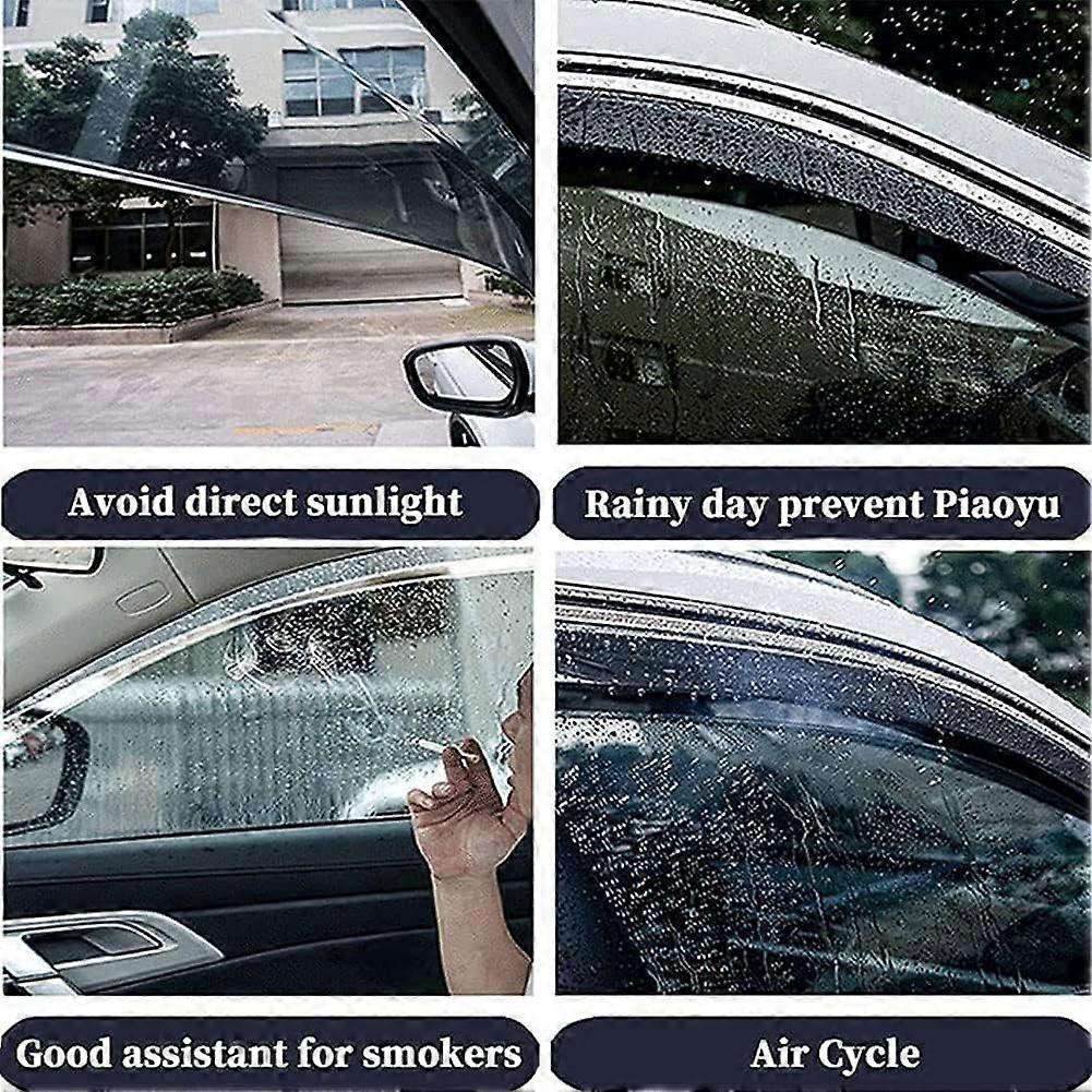 4pcs Car Wind Deflectors Side Door Window Visor for Sko-da KAROQ, Car ...