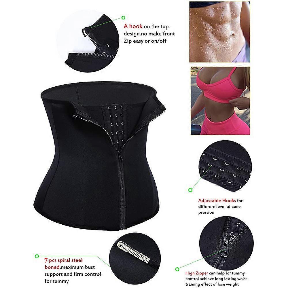 Women Waist Corset Neoprene Waist Trainer Body Shaper Sauna Shapewear ...