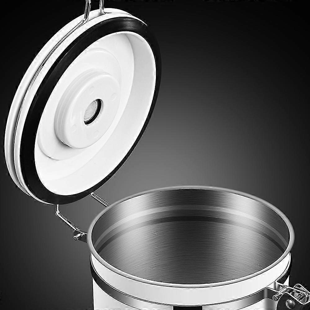 Kaffebeholder til malet kaffe med gennemsigtigt vindue, dato tracker ...