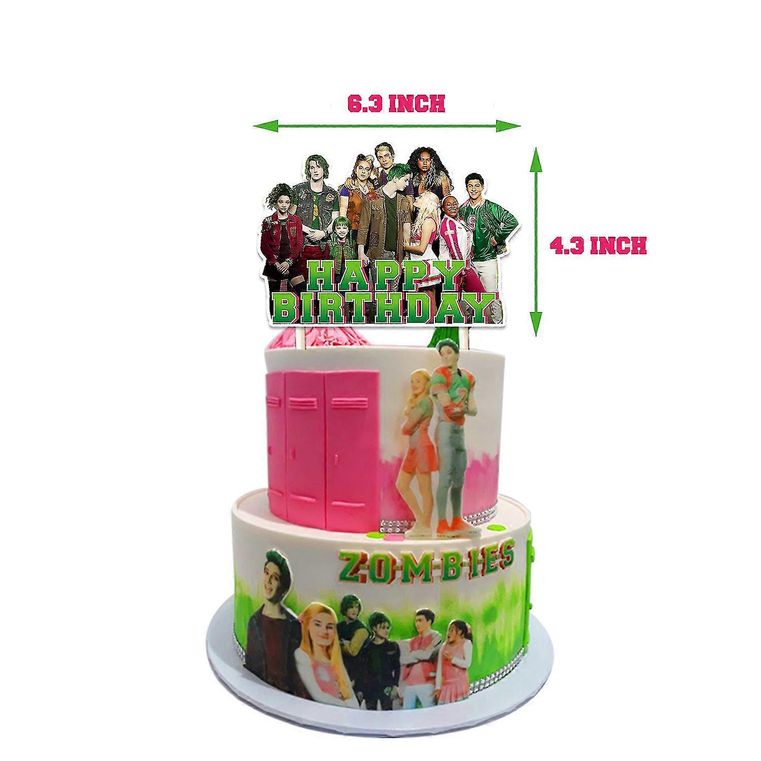Zombie High Themed Birthday Party Supplieszombie High Banner Pull Cake ...