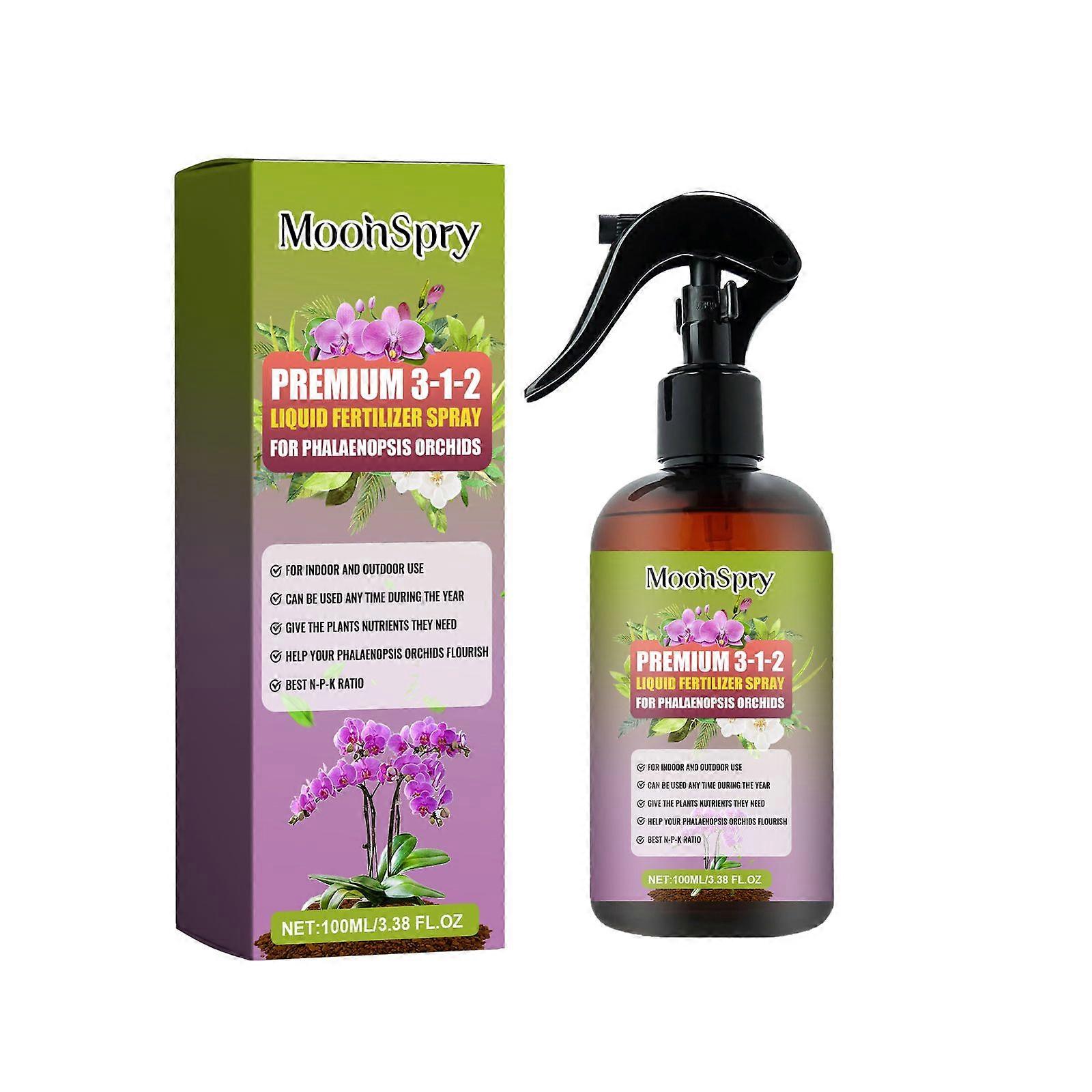 Premium 3-1-2 Liquid Fertilizer Spray For Phalaenopsis Orchids, Indoor ...