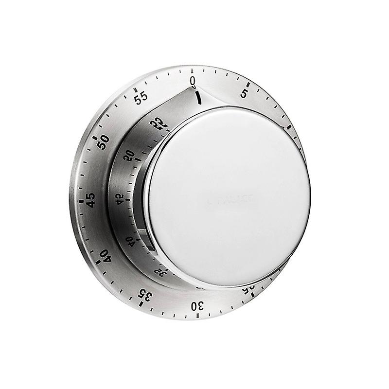 Stainless Steel Kitchen Timer With Magnetic Base Manual Mechanical ...
