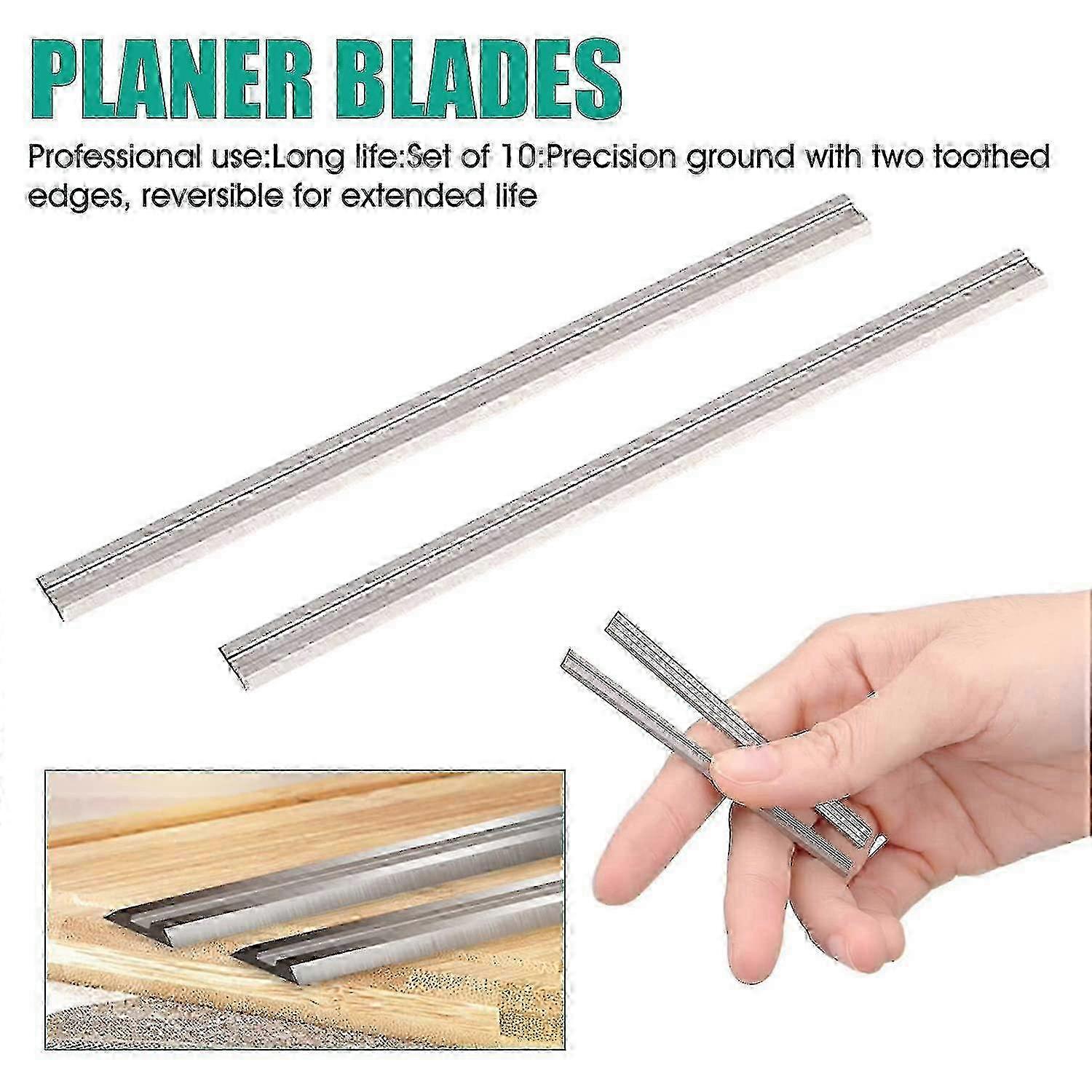 Electric Planer Knives Set 10PCS Fit DeWalt Elu Woodworking Machines ...