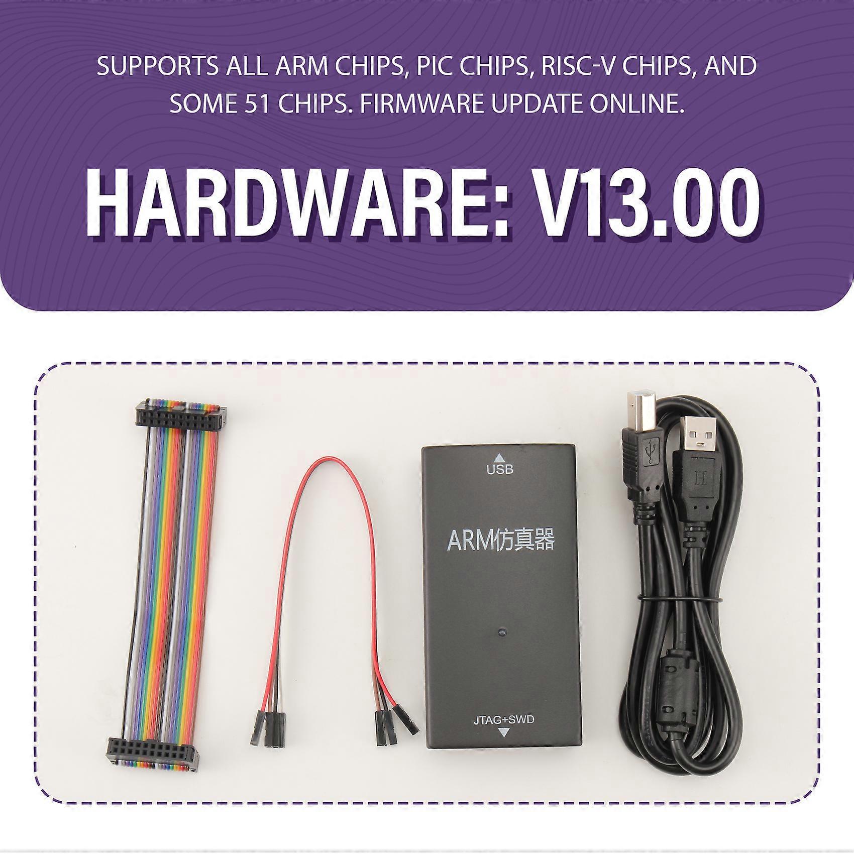 For J-Link V13 JLink V13 ARM Emulator Debug Tool USB JTAG Debugger SWD ...