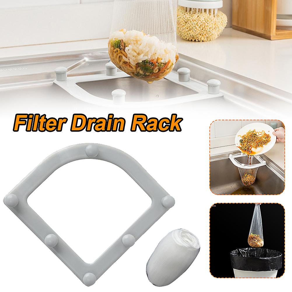 Yh-sink Strainer Basket Corner Sink Filter Drain Net Bag Kitchen ...