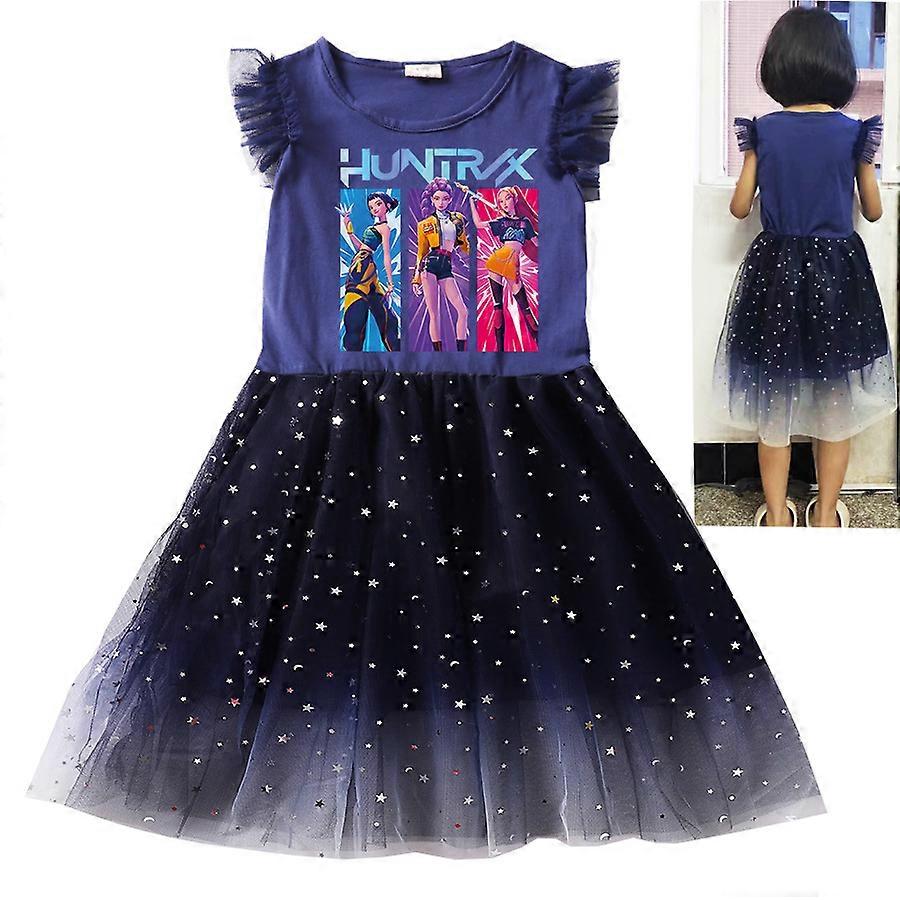 Children Dress Huntrix Kpop Demon Hunter Birthday Kpop Demon Hunters ...