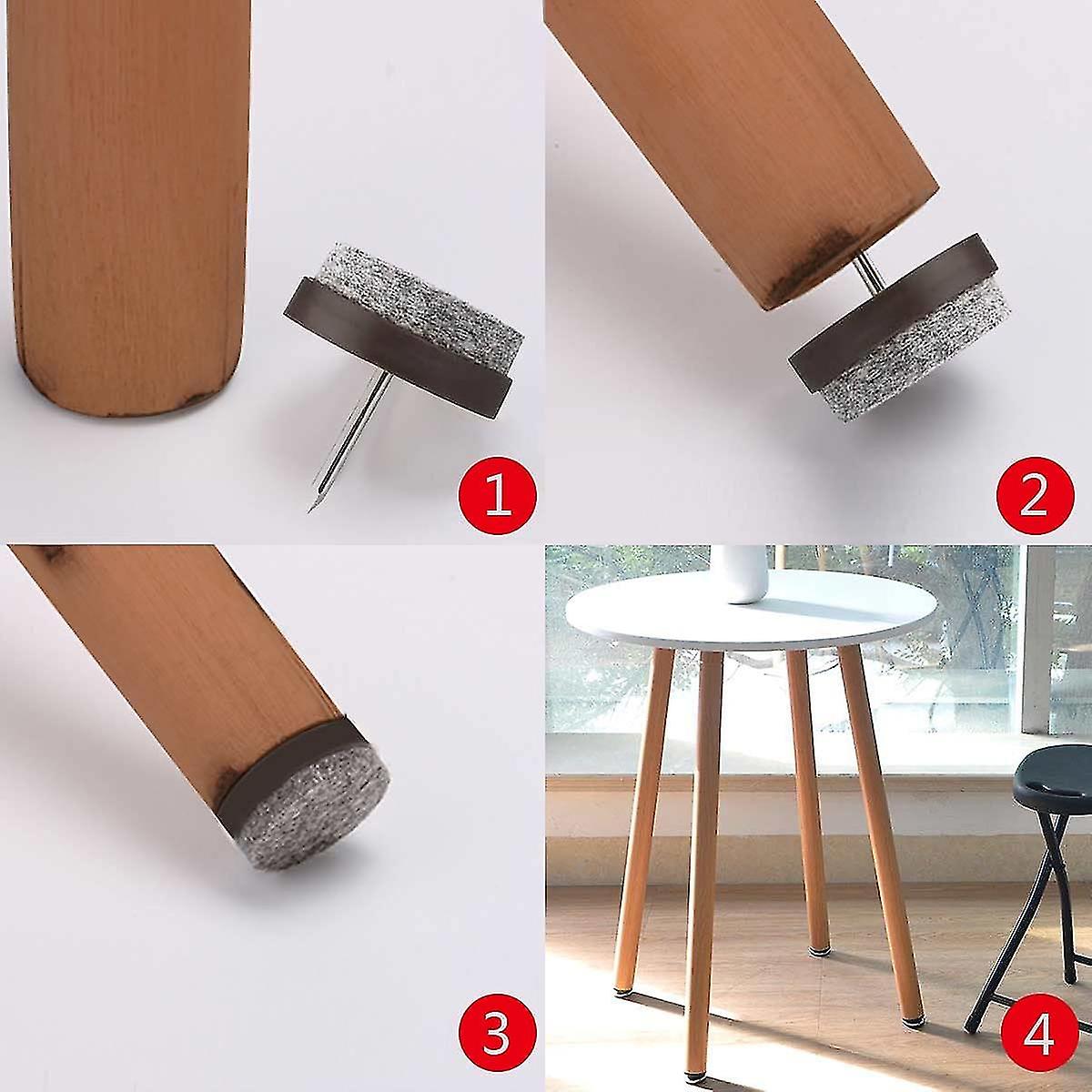 Stuhl Gleiter, 50 Stück Filz Schraube Gleiter Möbel Gleiter, Stuhl ...