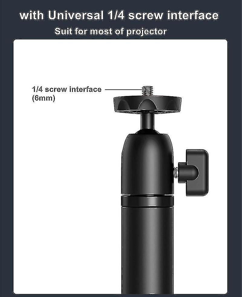 Floor Projector Stand Metal Holder Multi-angle Adjustable 360 Rotating Projector Bracket For ...