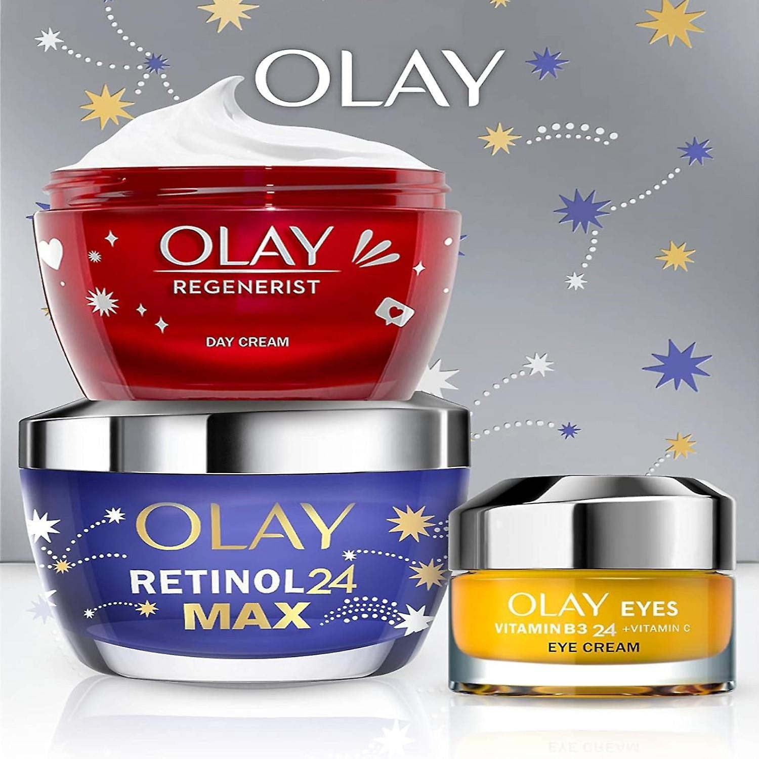 Olay Krem pod oczy, Retinol Krem na noc i regenerujący krem na dzień ...