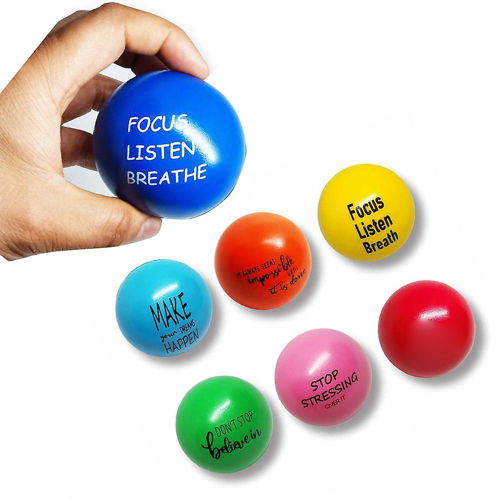 Stress Balls Decompressing Ball with Motivational Quotes Hand Exercise ...
