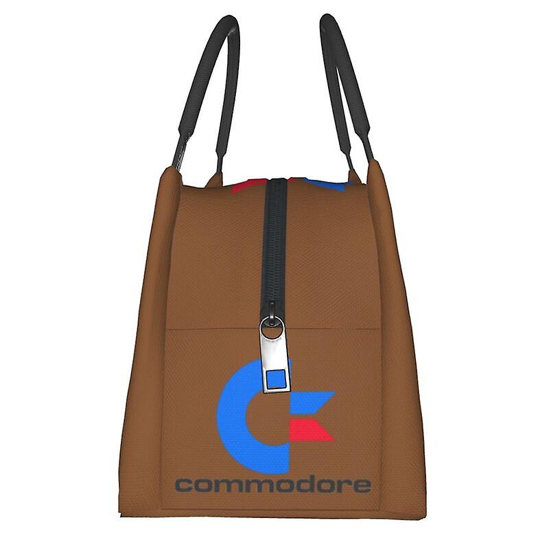 Commodore 64 Amiga 500 Insulated Lunch Bags For Women Computer C64 Logo ...