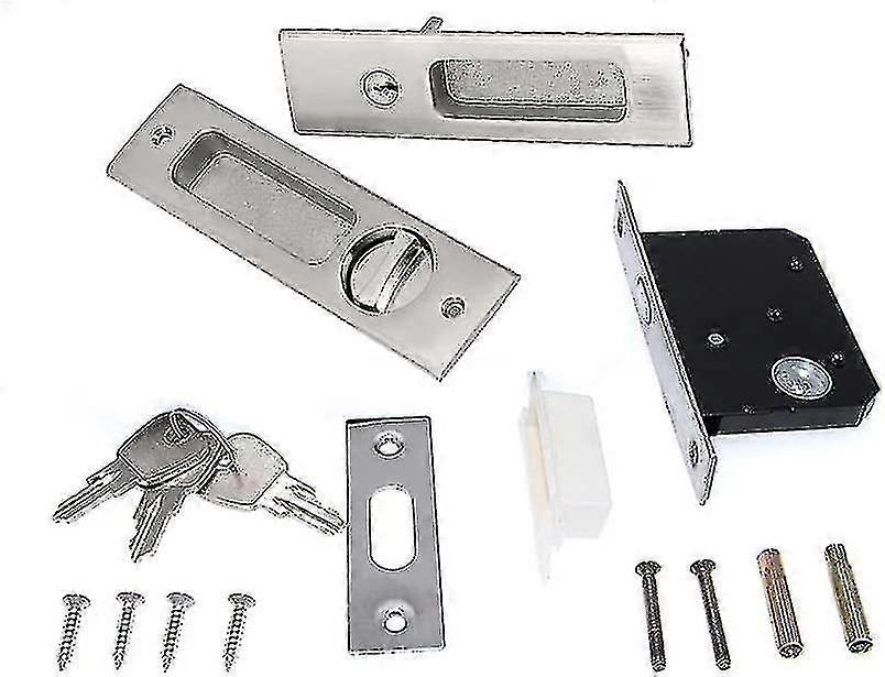 Sliding Door Mortise Lock Handle Invisible Recessed Handle Latch ...