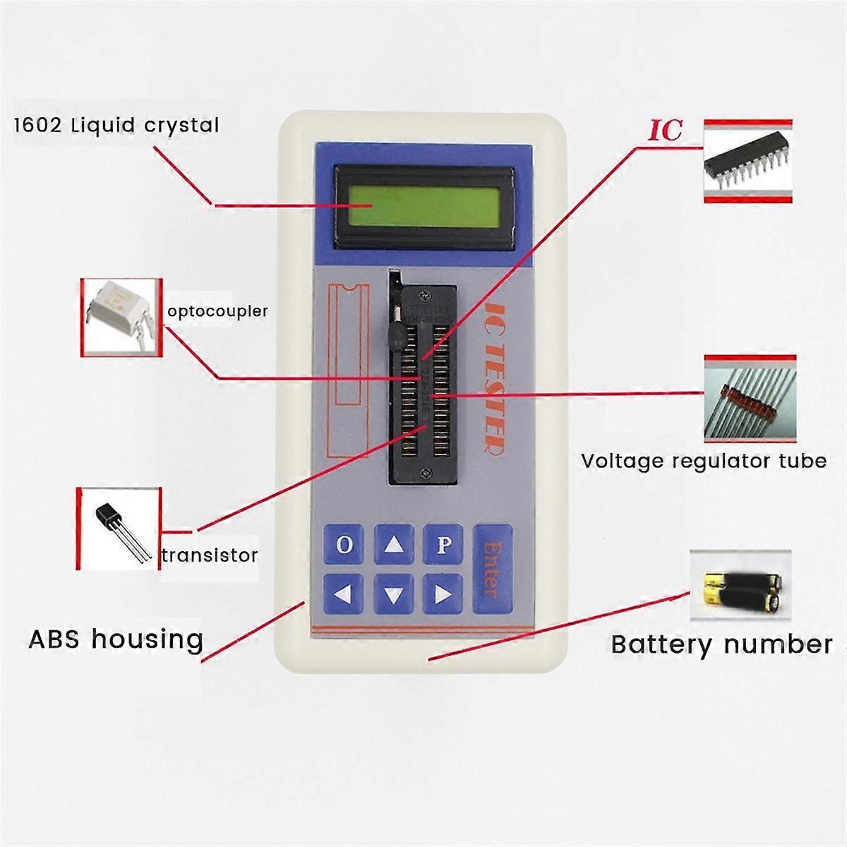 Integrated Circuit IC Tester Ic Tester Multi-Functional Transistor ...