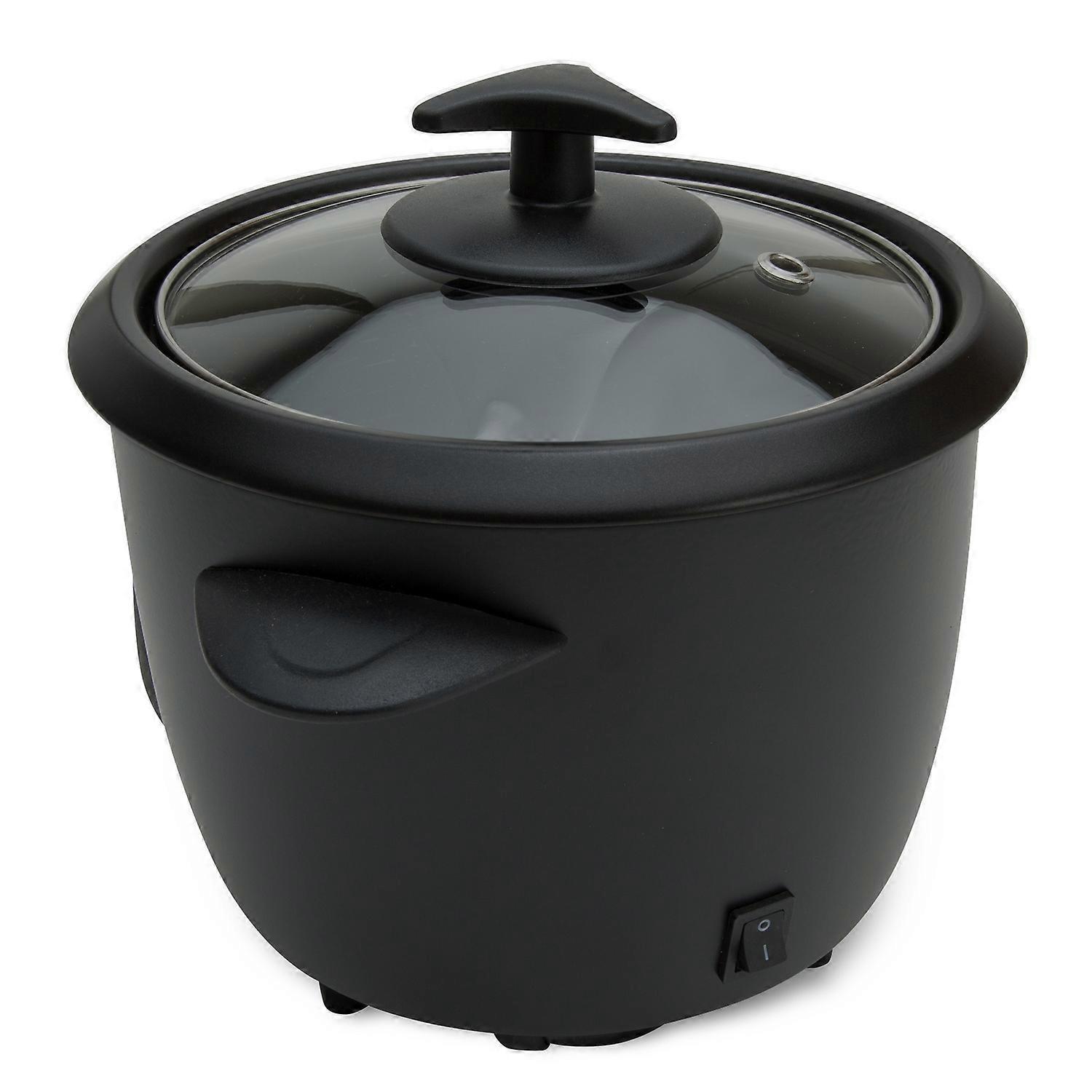 Rice Cooker Mini Ceramic 0.6L 300W RK400 Black | Fruugo UK