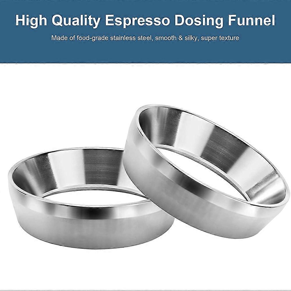 51Mm Espresso Dosing Funnel, Stainless Steel Coffee Dosing Ring ...