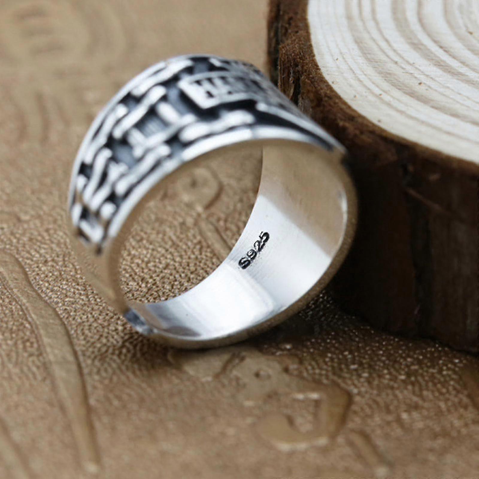 Harley Signet Ring, 925 Sterling Silver Biker Ring. | Fruugo UK