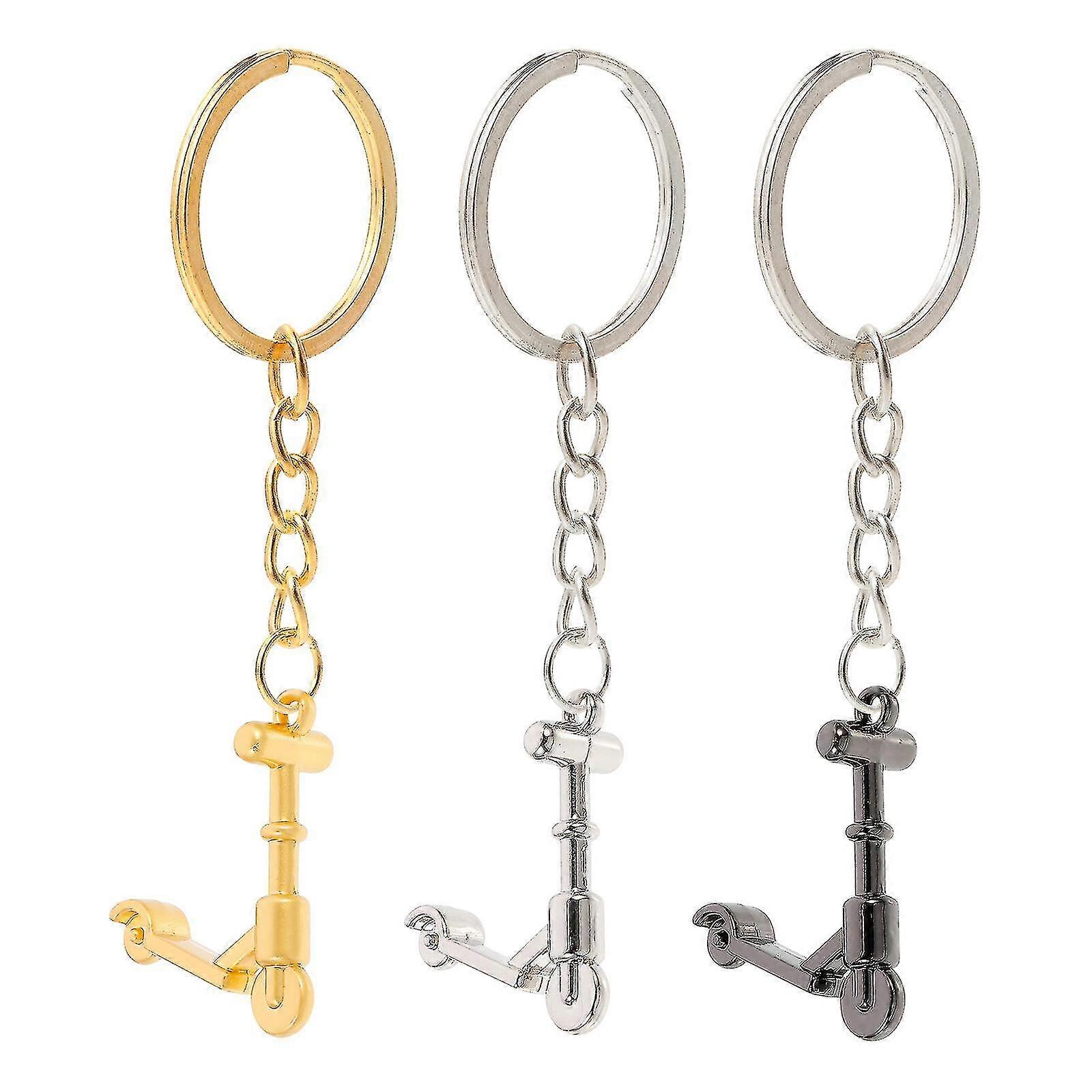 3pcs Premium Mini Scooter Key Chains Scooter Key Chains Scooter Key ...