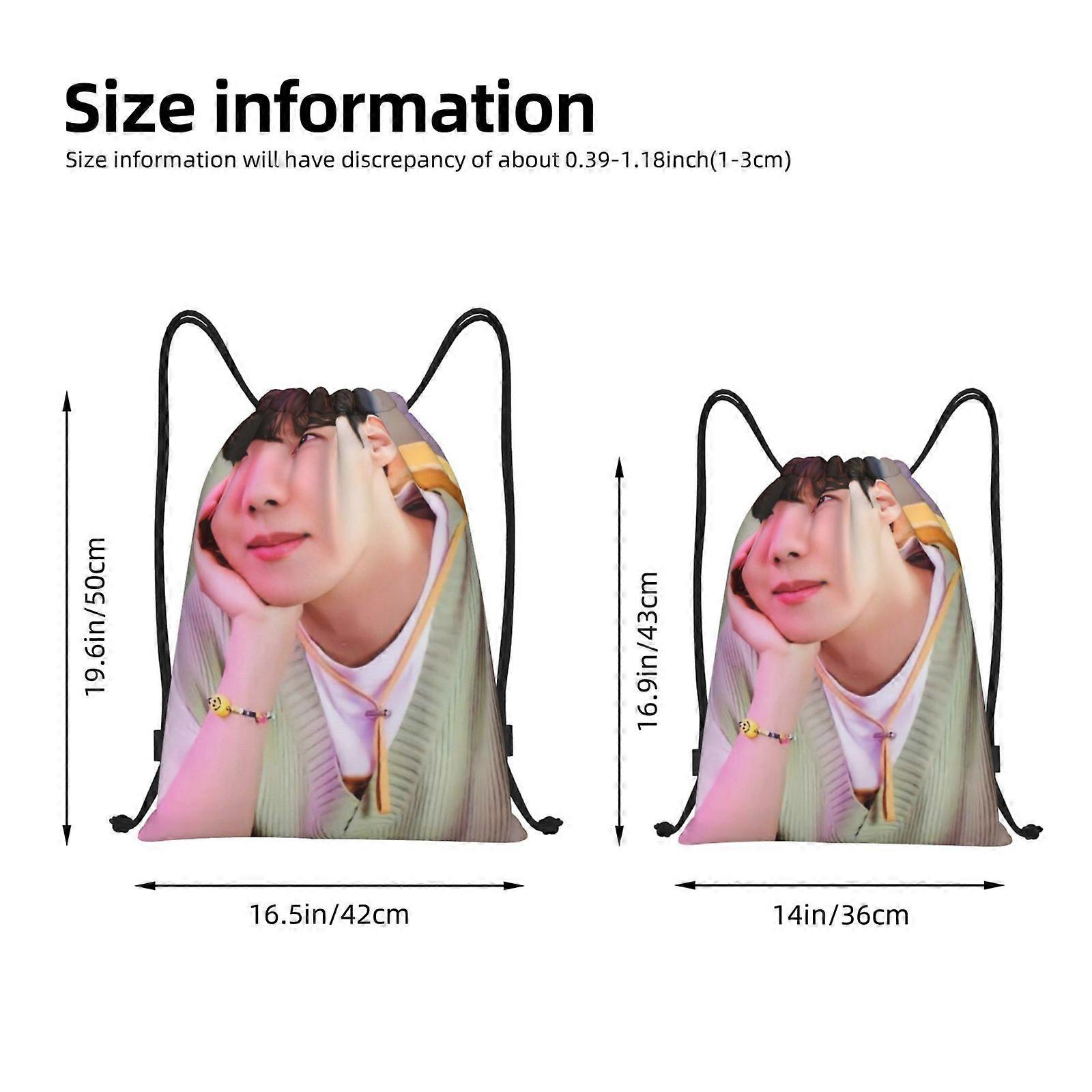 BTS j-hope (3) Drawstring Bag Student Pocket Boy Girl Backpack Storage ...