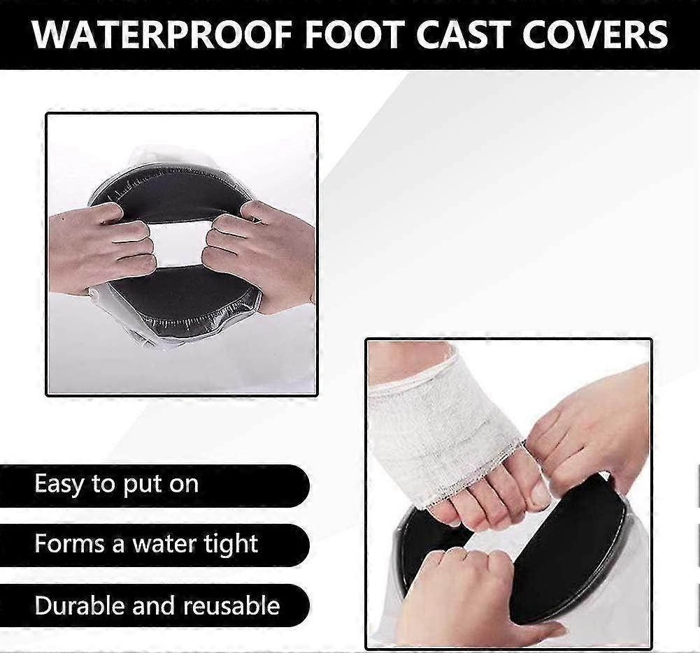Waterproof Cast and Bandage Protector, for Shower Bath, Watertight ...