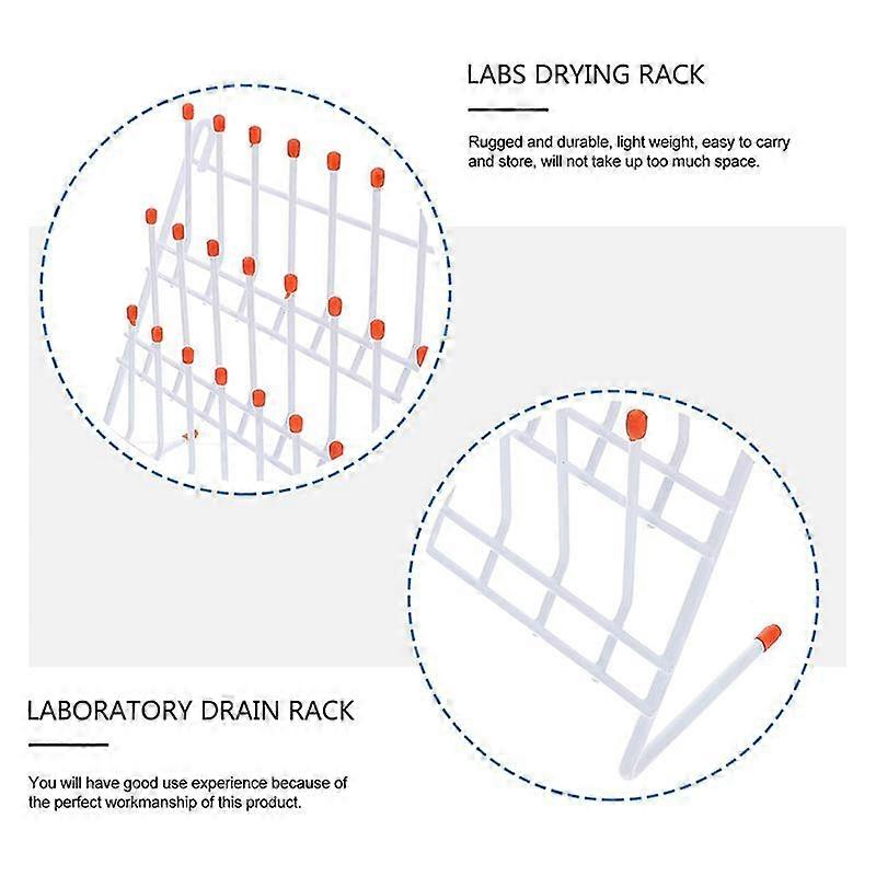 Lab Drying Rack 24 Pegs Lab Glassware Rack Wire Glassware Drying Rack ...