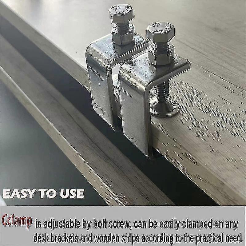 Heavy Duty 304 Stainless Steel Clamps, Small Metal Clamps With Screws ...