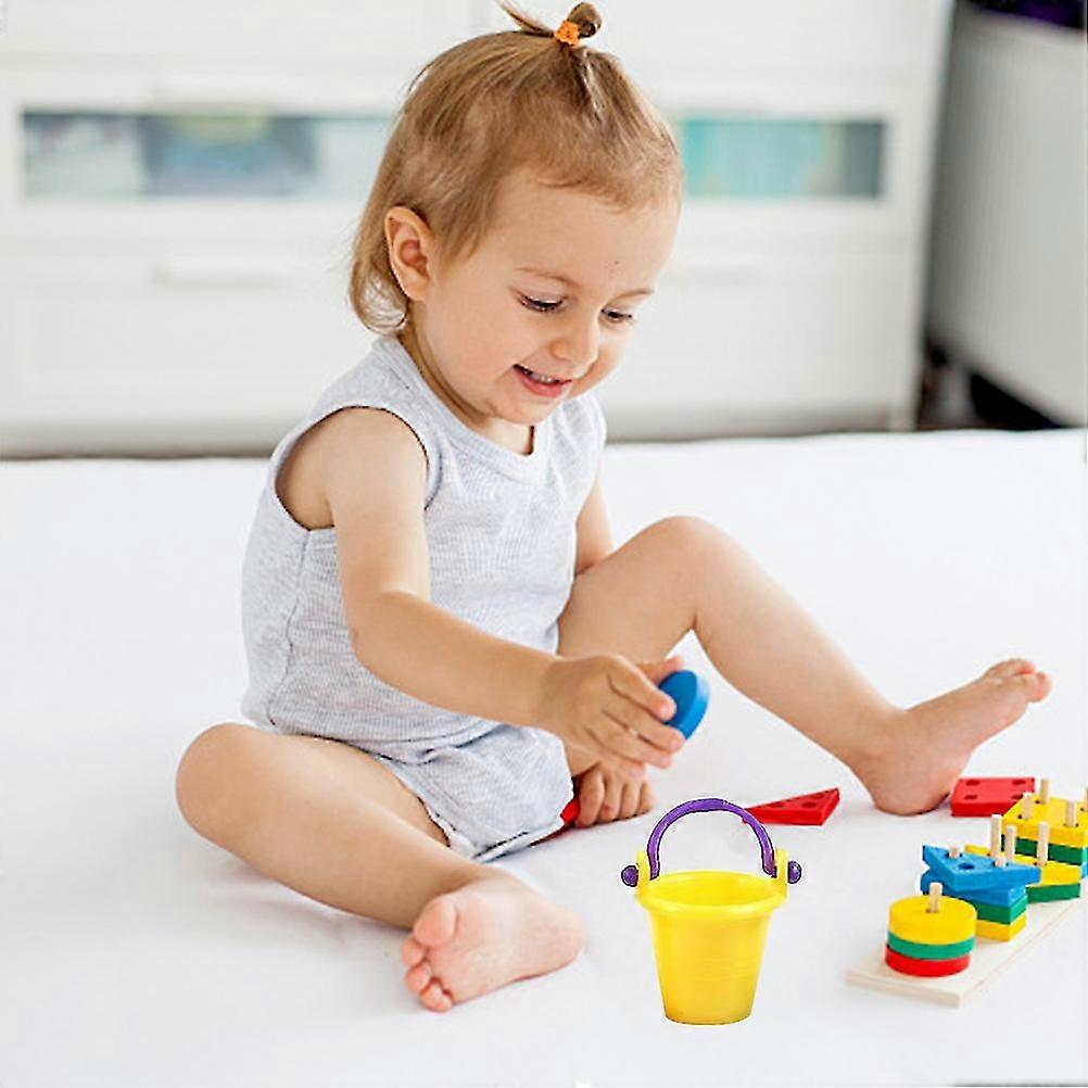 10 Pcs Educational Toys Kids Plastic Buckets Miniature Mini Buckets ...