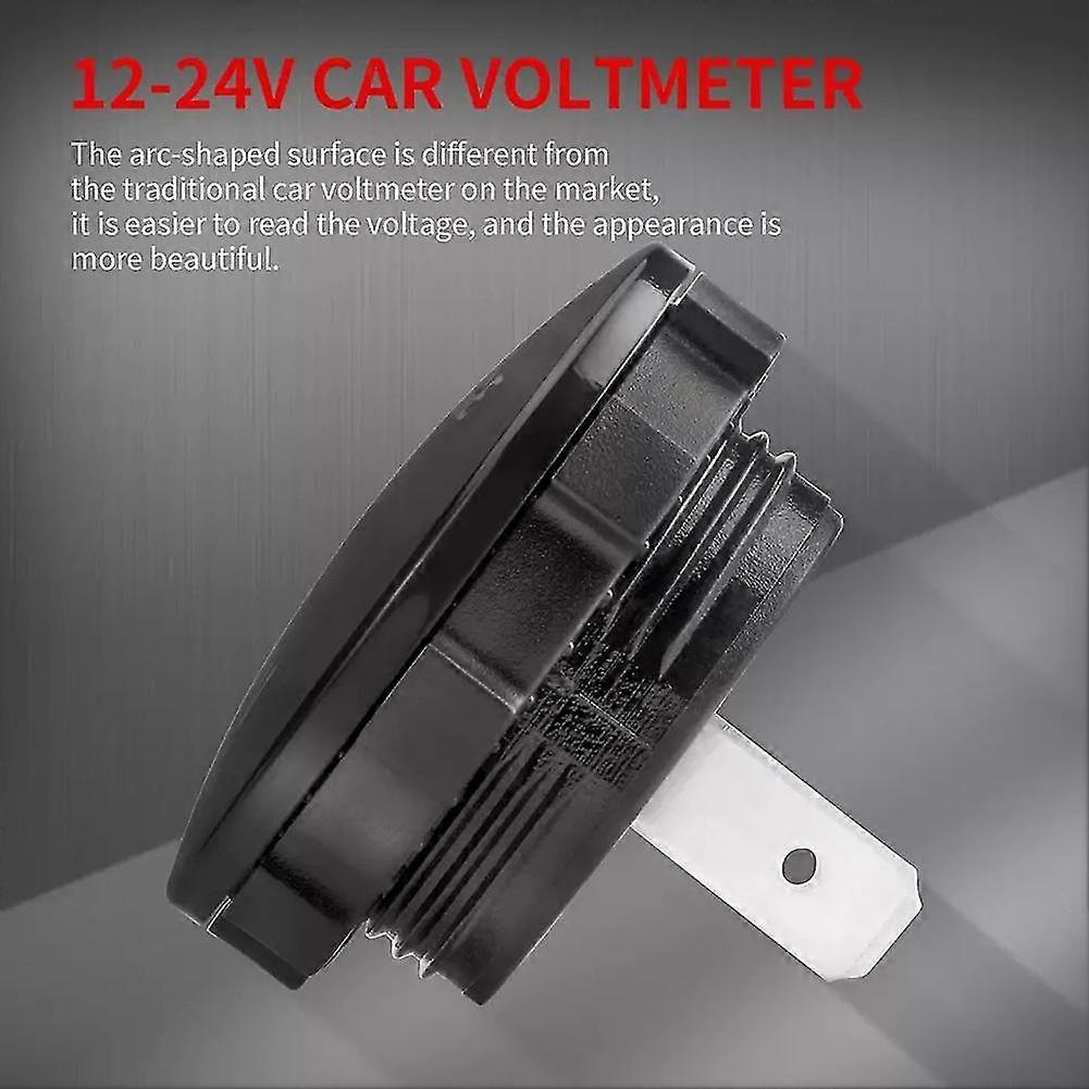 12v Voltmeter Led Digital Display, Volt Meter Volta Scale Gau 12-24v Er ...