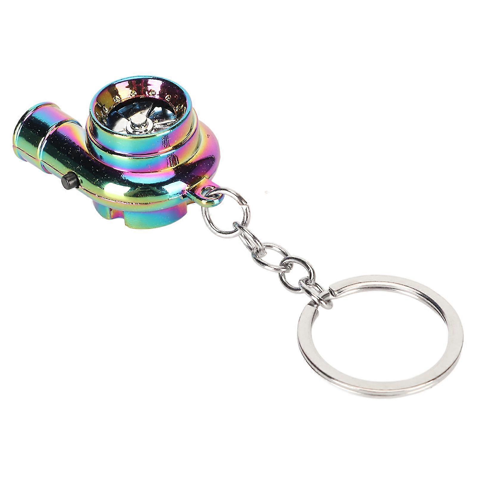 LED Turbo Keychain with Sound and Light Battery Powered Metal Electric ...