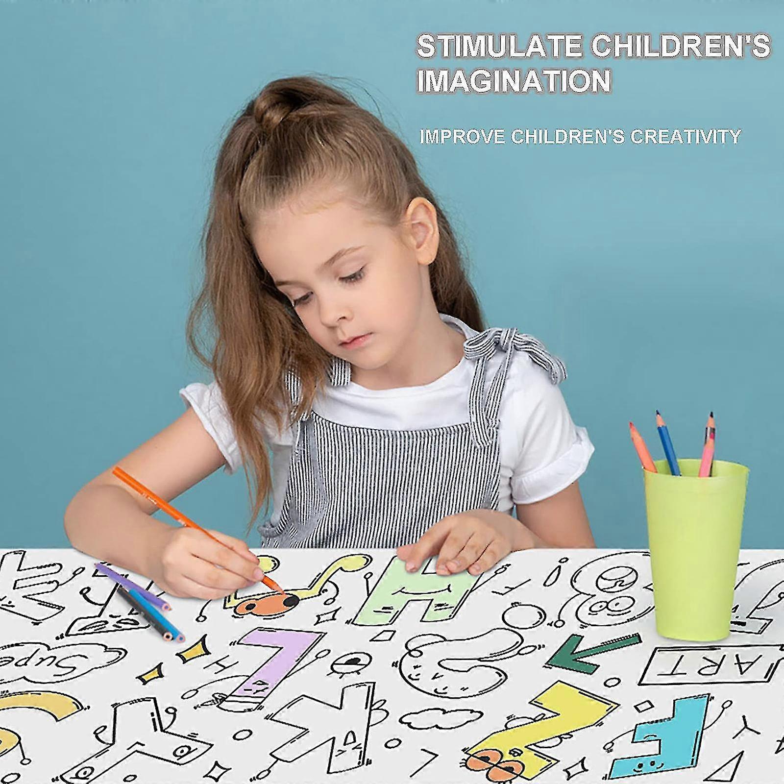 Children's Drawing Roll Drawing Paper Roll Graffiti Crafting Drawing ...