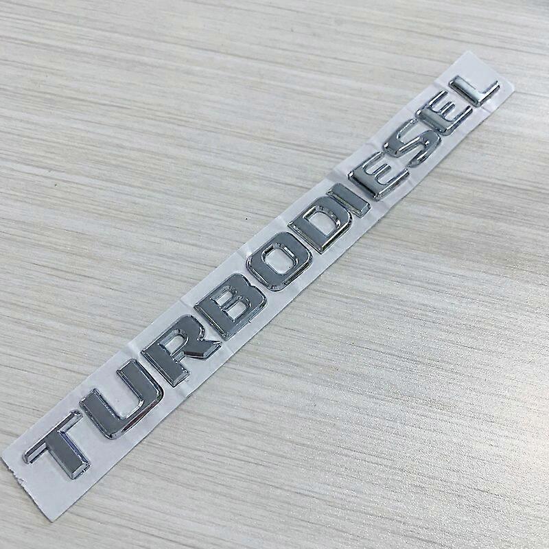 3D Premium TURBODIESEL W463 W140 W124 Turbodiesel lettering emblem mark ...