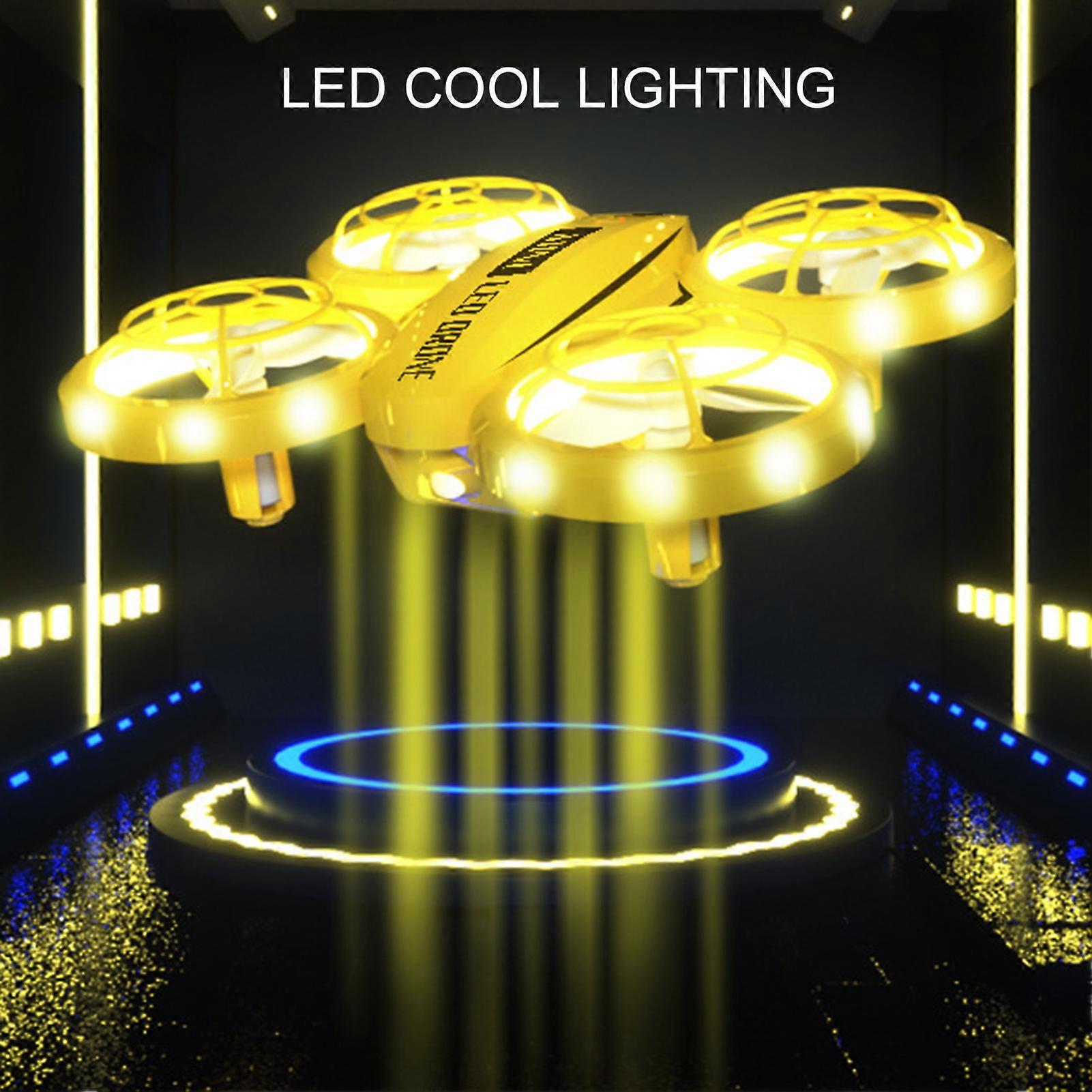 Mini Drone Remote Control Colorful LED Quadcopter 360° Flip Children ...