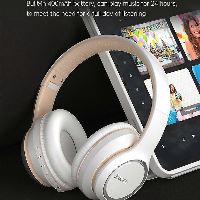 Type E DEVIA Kintone Series HiFi Sound Bluetooth Wireless Headset Over ...