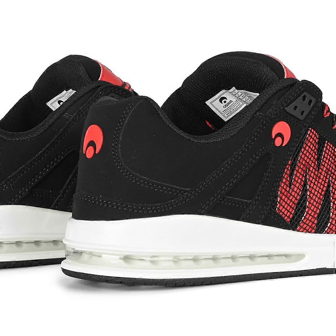 Osiris Pixel Skate Shoes - Black/White/Red | Fruugo UK