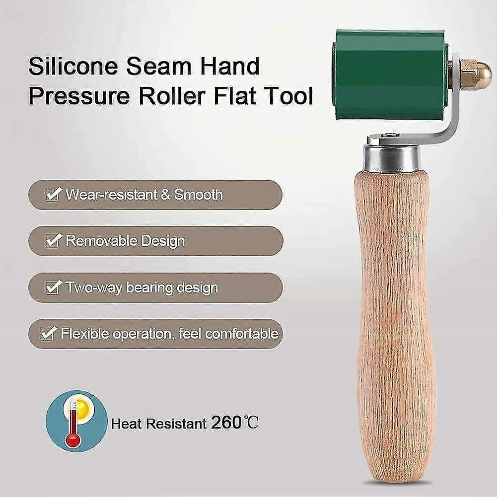 Silicon Seam Hand Pressure Roller, Professional 40mm High Heat Silicone ...