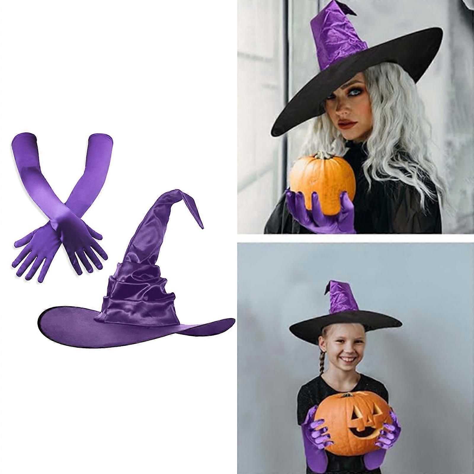 Faddish Witch Hat Suit Everlasting Halloween Hat Wizard Pointed Women ...