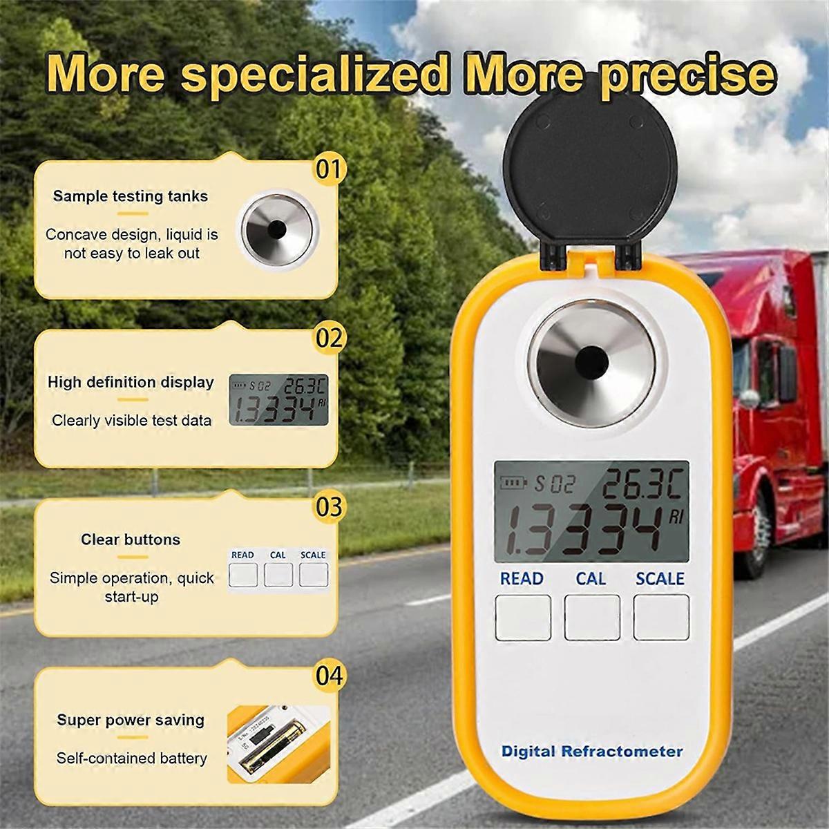 5 in 1 Urea DEF Tester Coolant Refractometer | Fruugo UK