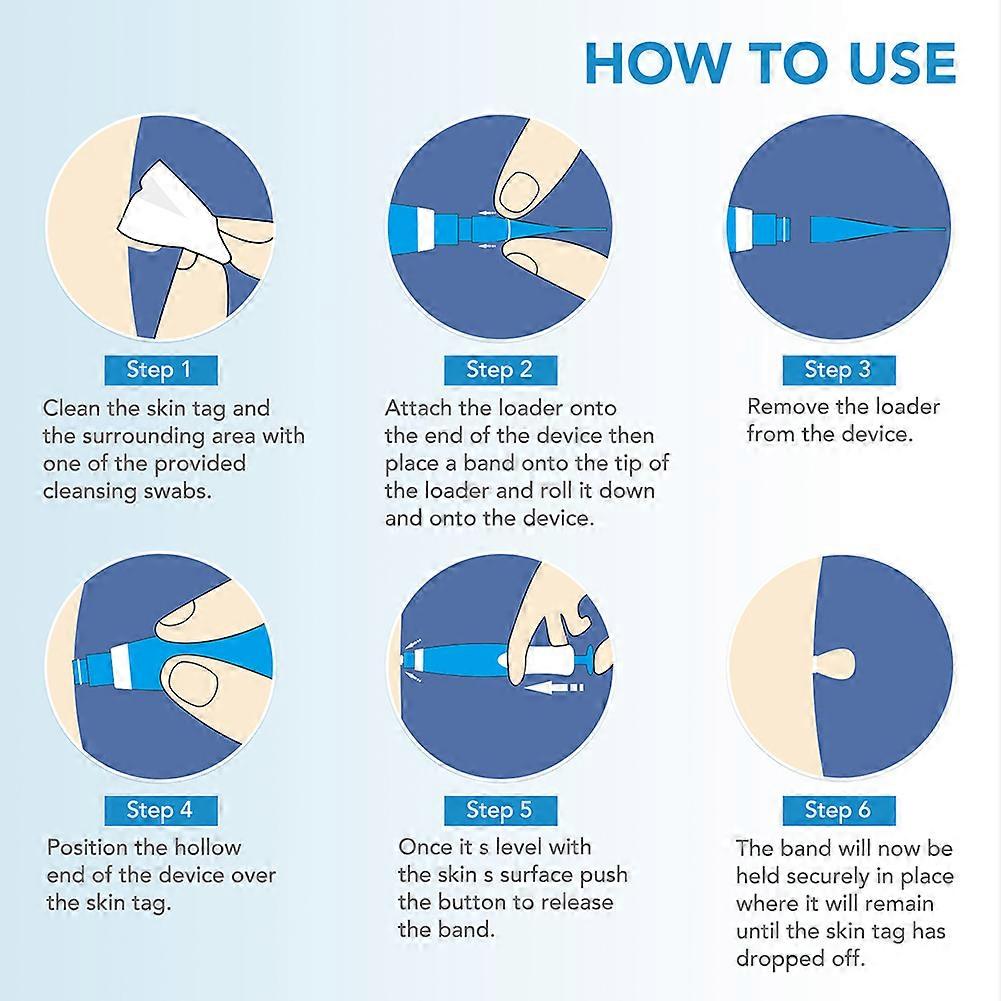 Skin-Tag Remover Double Headed Pen Set Portable Convenient Manual for ...