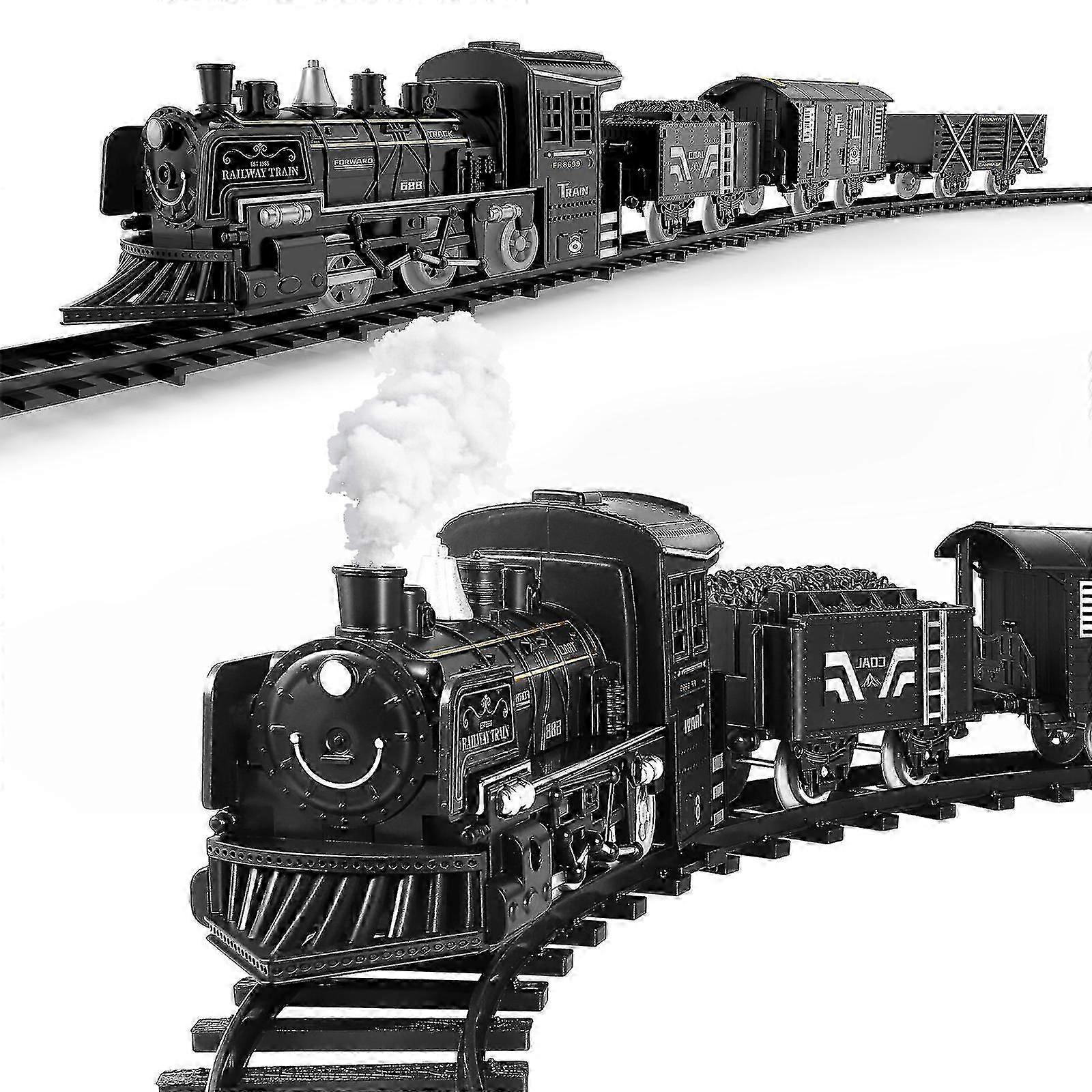 Adult-toys Steam Train Set Electric Train Set Christmas Tree Toy Train ...