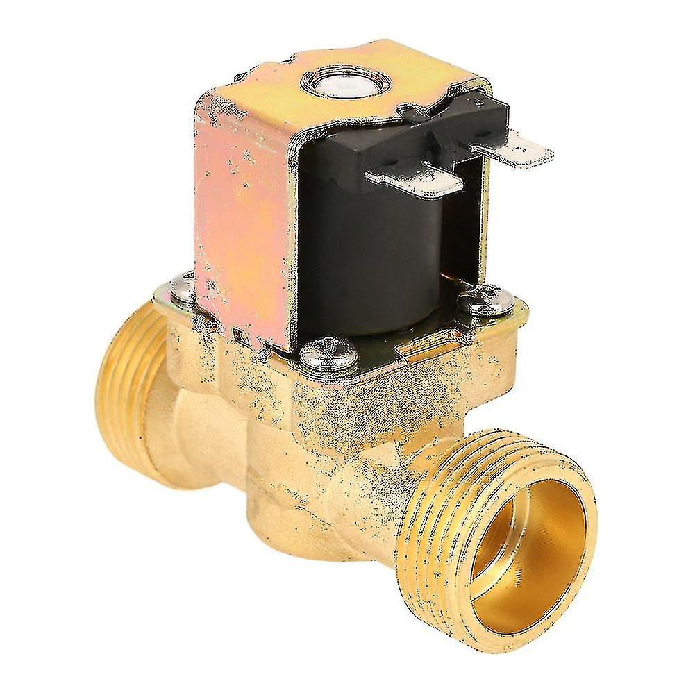 Dc 12v G3/4 Normally Closed Electric Solenoid Valve, Brass Solenoid ...