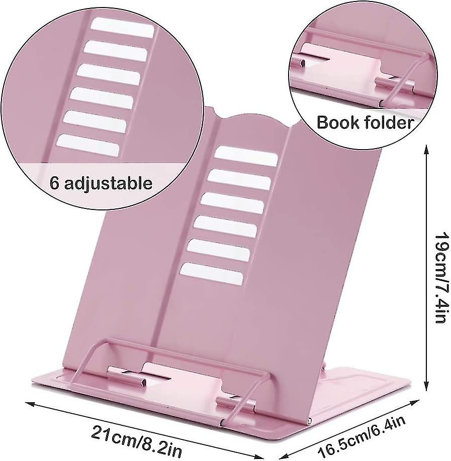 Recipe Book Stand, Book Holder, Multi-function Metal Book Stand ...