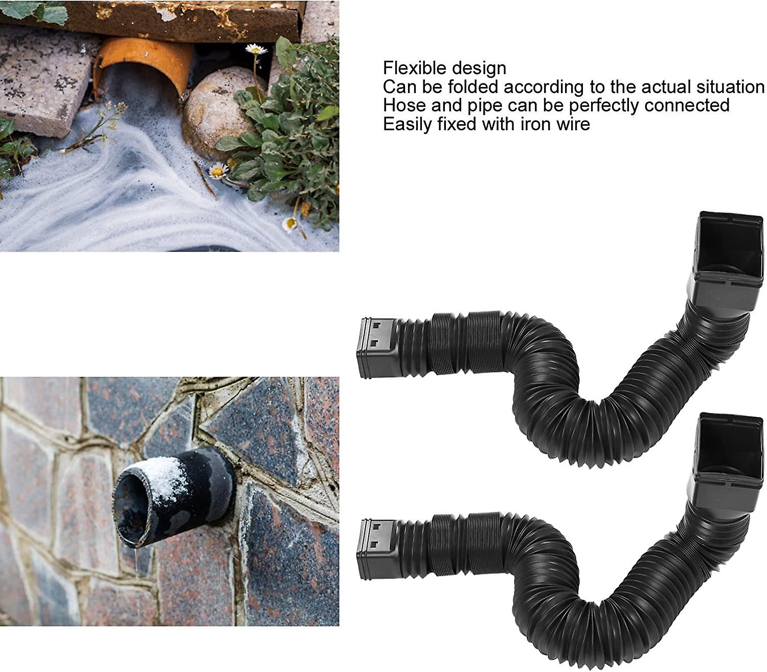 Gutter Downspout Extension, Foldable Expandable Gutter Downspout ...