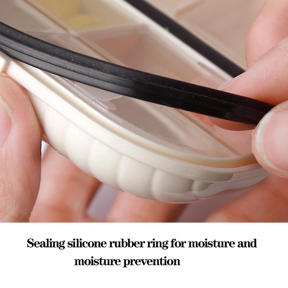 Mini Portable Tablets Dispenser Large Capacity Medicine Box Moisture ...