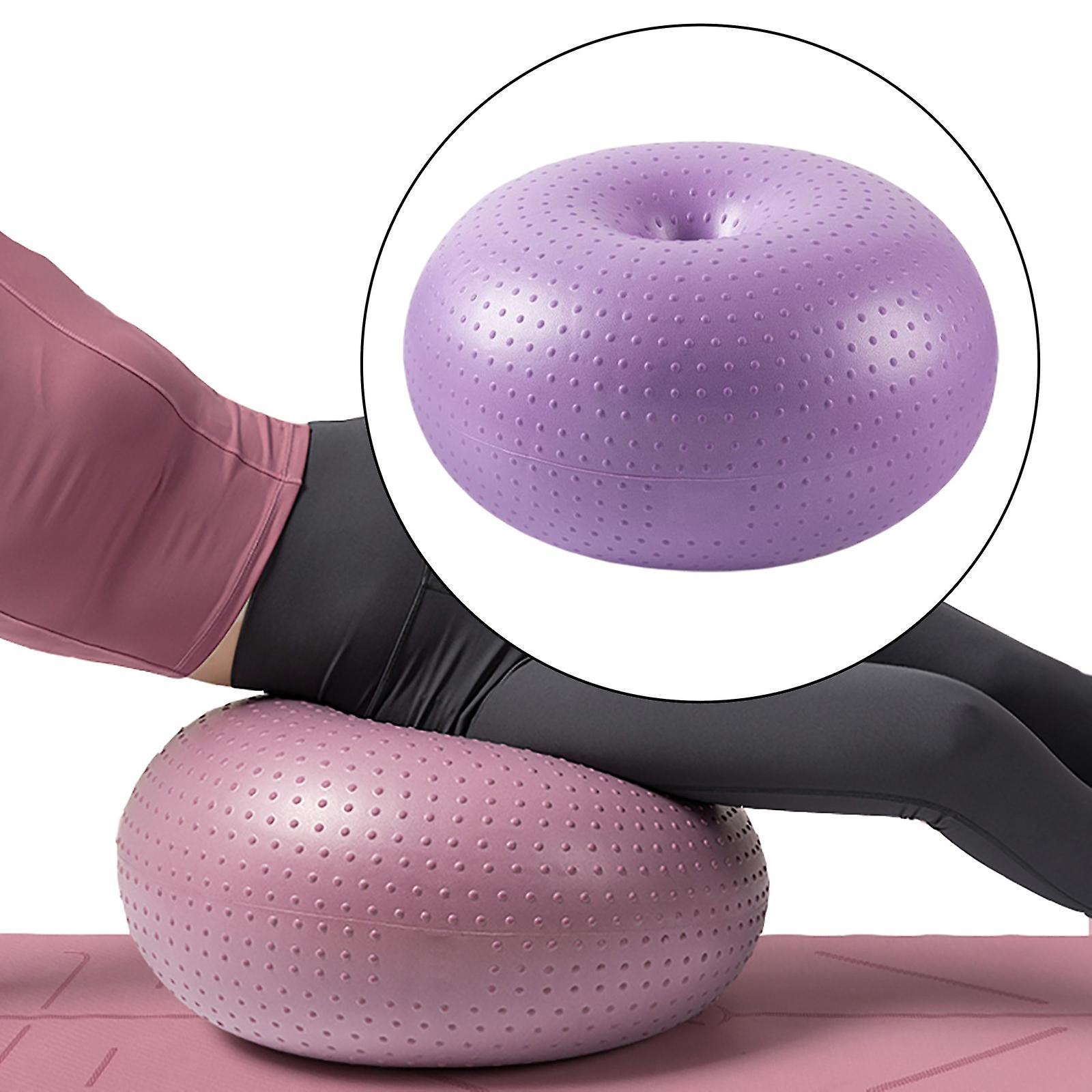 Yoga Ball Pilates Donut Balance Fitness Ball for Workout Home Gymnastic ...
