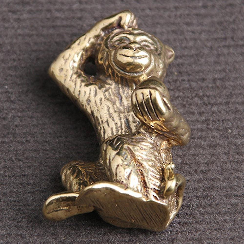 Bronze Mini Monkey Statue Monkey Statue Landscape Accessories, Tea ...