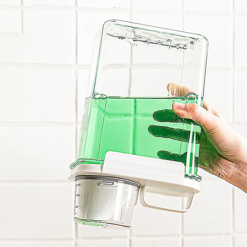 Airtight Laundry Detergent Powder Storage Box Clear Washing Powder ...