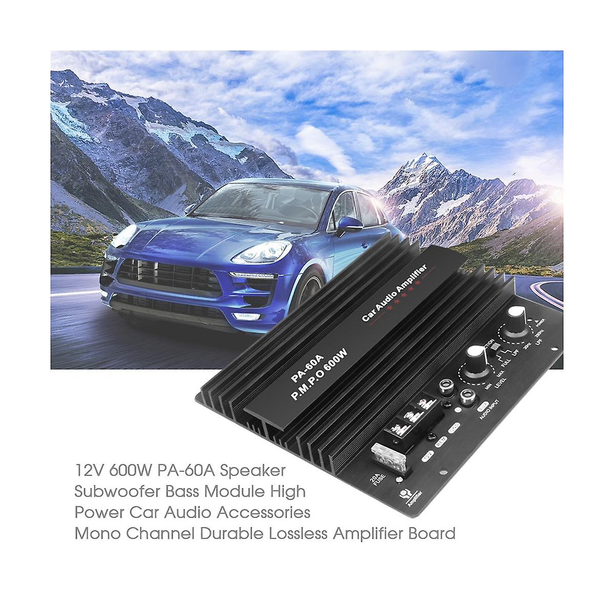 12v 600w Car Audio Power Amplifier Boord Lossless Subwoofer Bass Module ...
