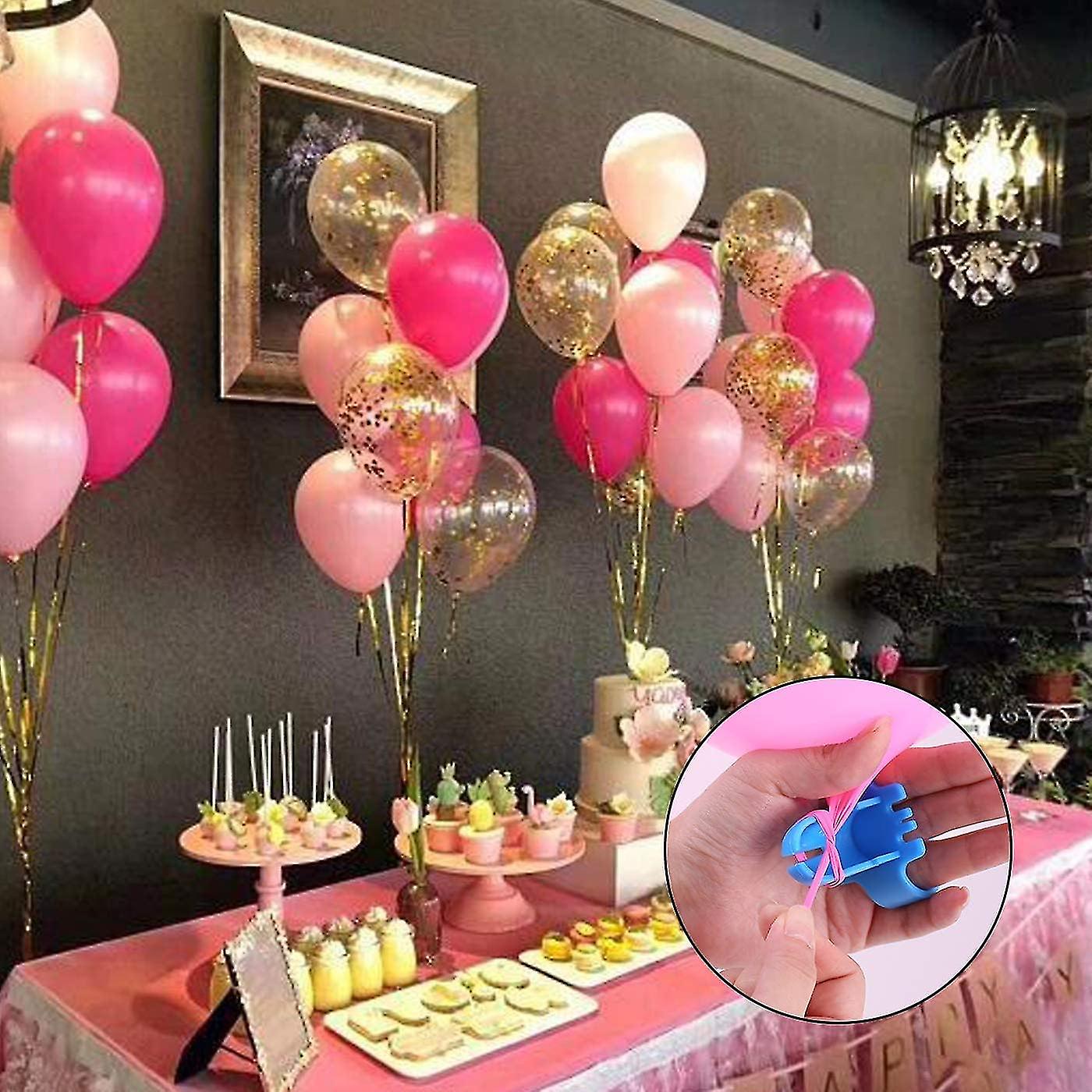 3 Pcs Red Balloon Tying Tool Tieing Knot Device Accessory Knotting ...