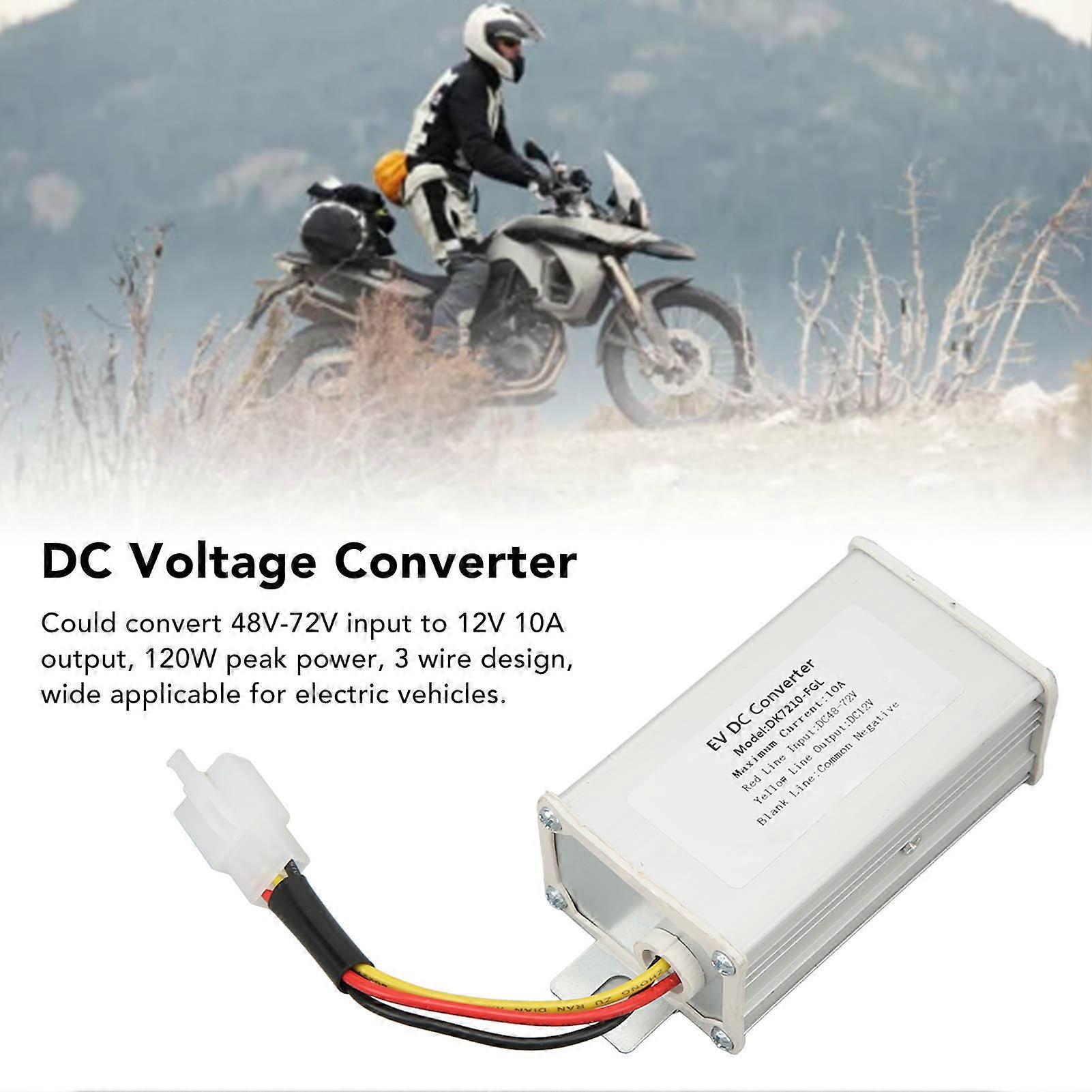 DC Voltage Reducer 48V?72V Input to 12V 10A Output Power Supply ...